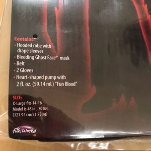Fun World/ Scream | Costumes | Ghost Face Kids Bleeding Mask Costume ...
